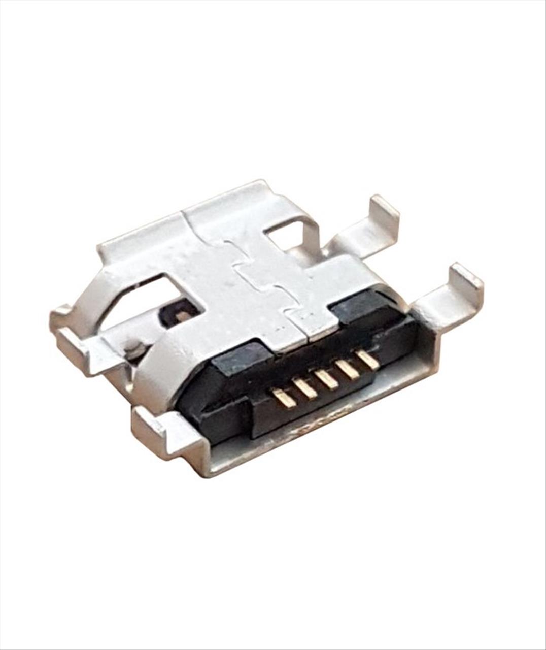 Βύσμα mini USB, PCB, flat, ασημί | Ηλεκτρονικά Μαυροματάκης